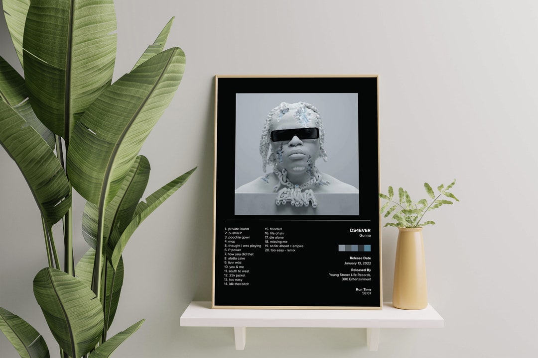 GUNNA DS4EVER Album Poster Minimalistic - Etsy