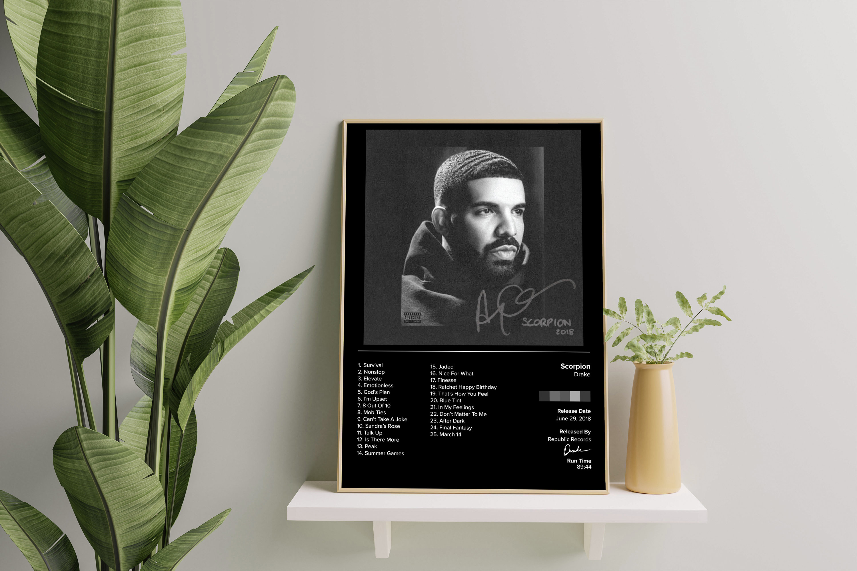 DRAKE SCORPION ALBUM | Album Poster sold by Deepak Shukla | SKU ...