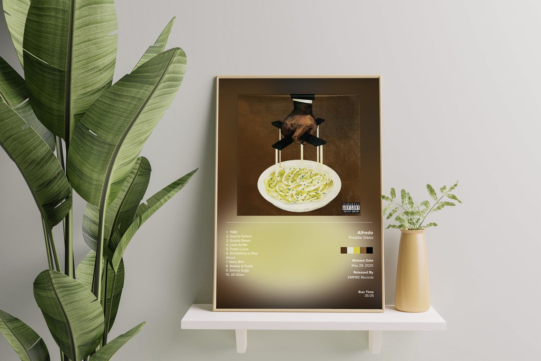 FREDDIE GIBBS Alfredo Album Poster Minimalistic - Etsy
