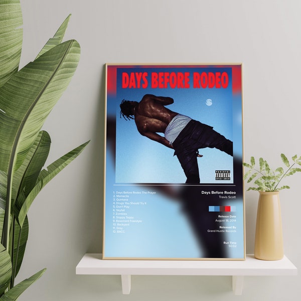 Travis Scott Rodeo Poster - Etsy