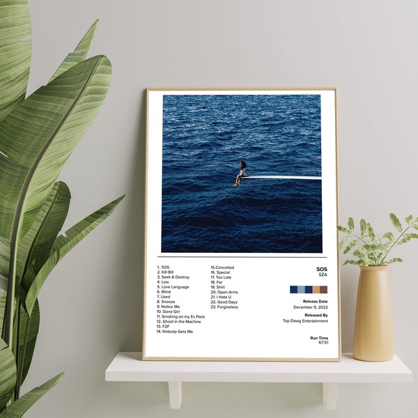 Snooze Sza Poster - Etsy