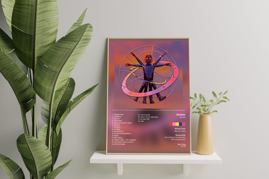 GUNNA WUNNA Album Poster Minimalistic Digital - Etsy