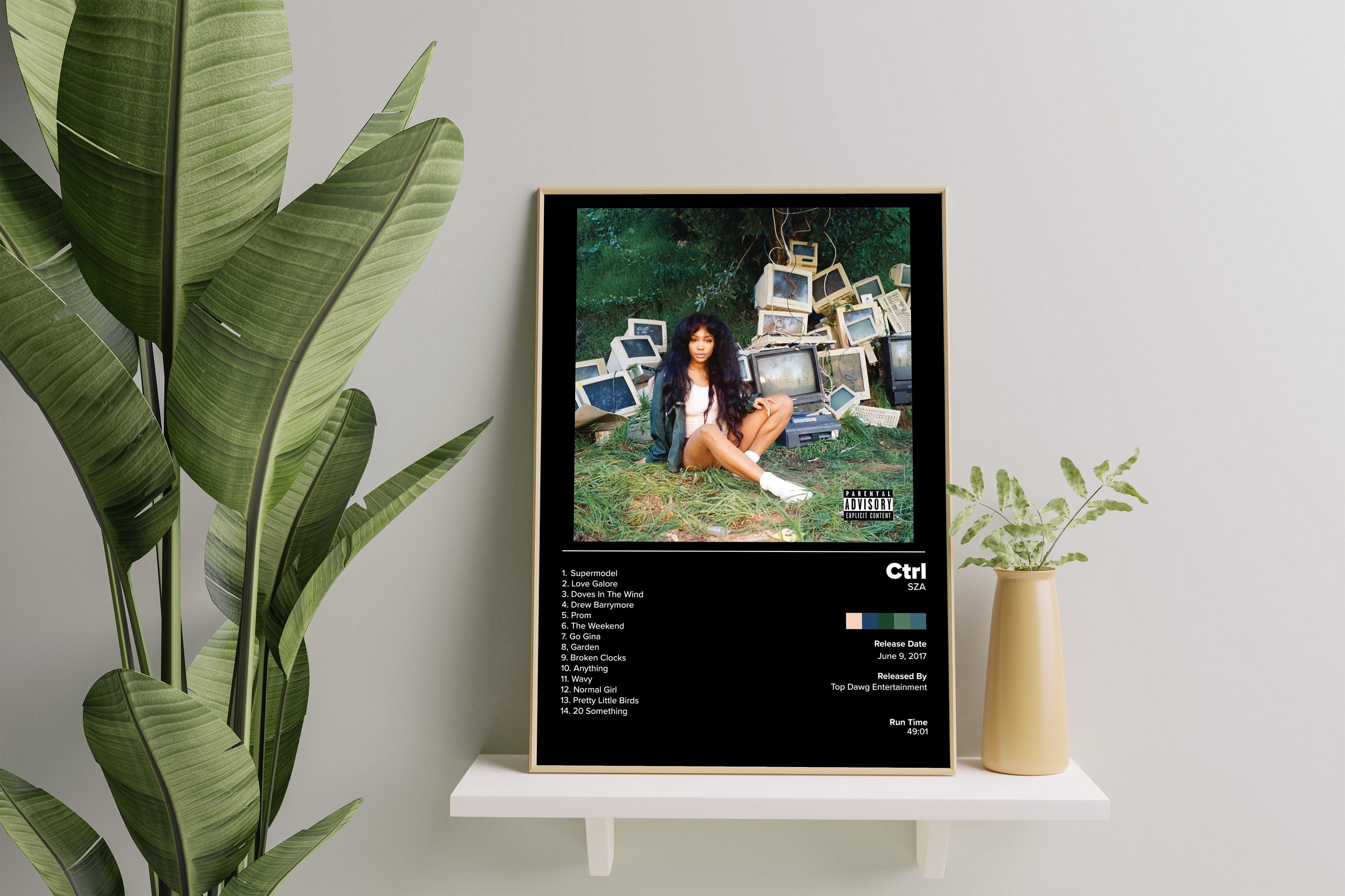 SZA Ctrl | Album Poster sold by DaviBrennan | SKU 39601499 | Printerval
