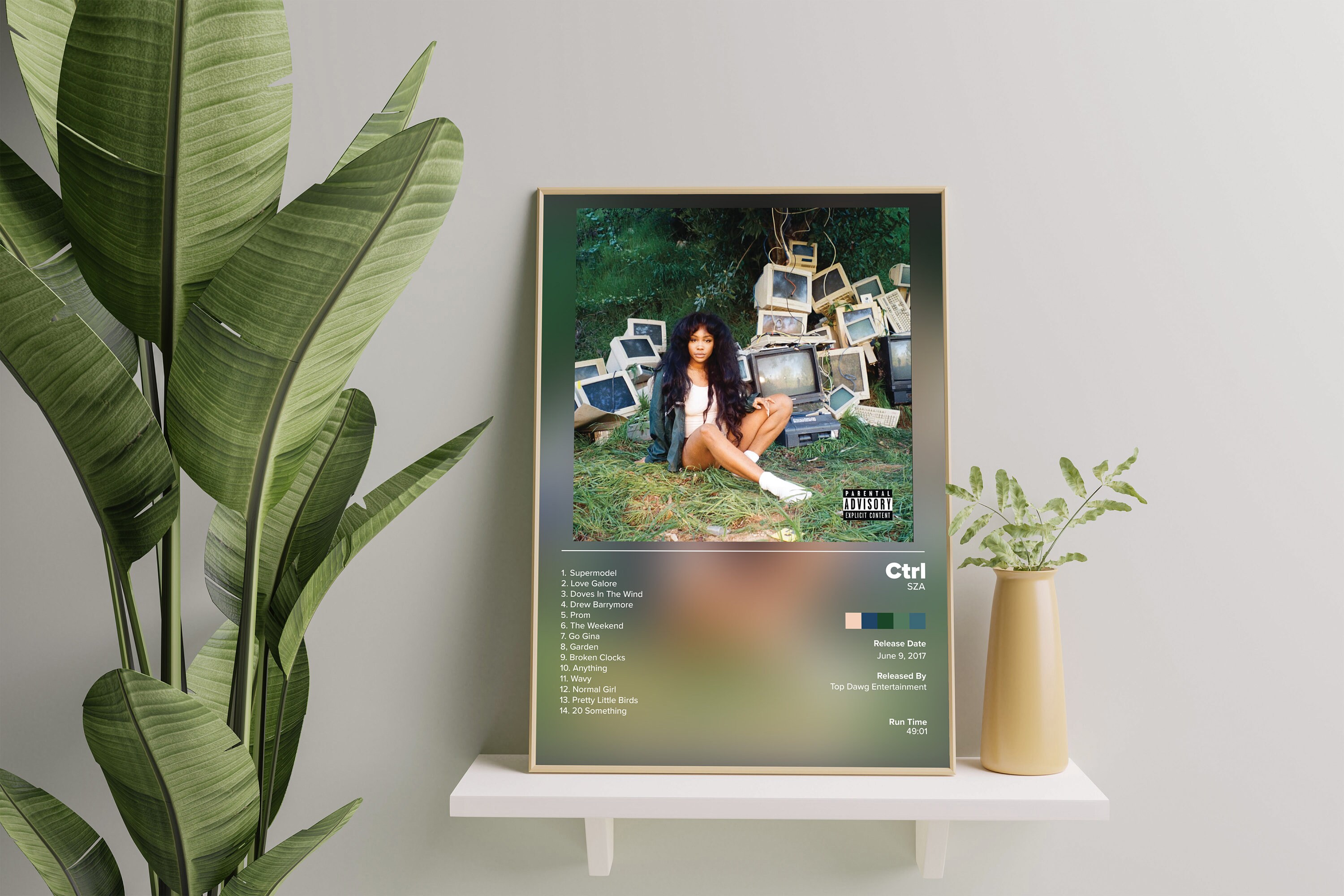 SZA Ctrl | Album Poster sold by DaviBrennan | SKU 39601499 | Printerval