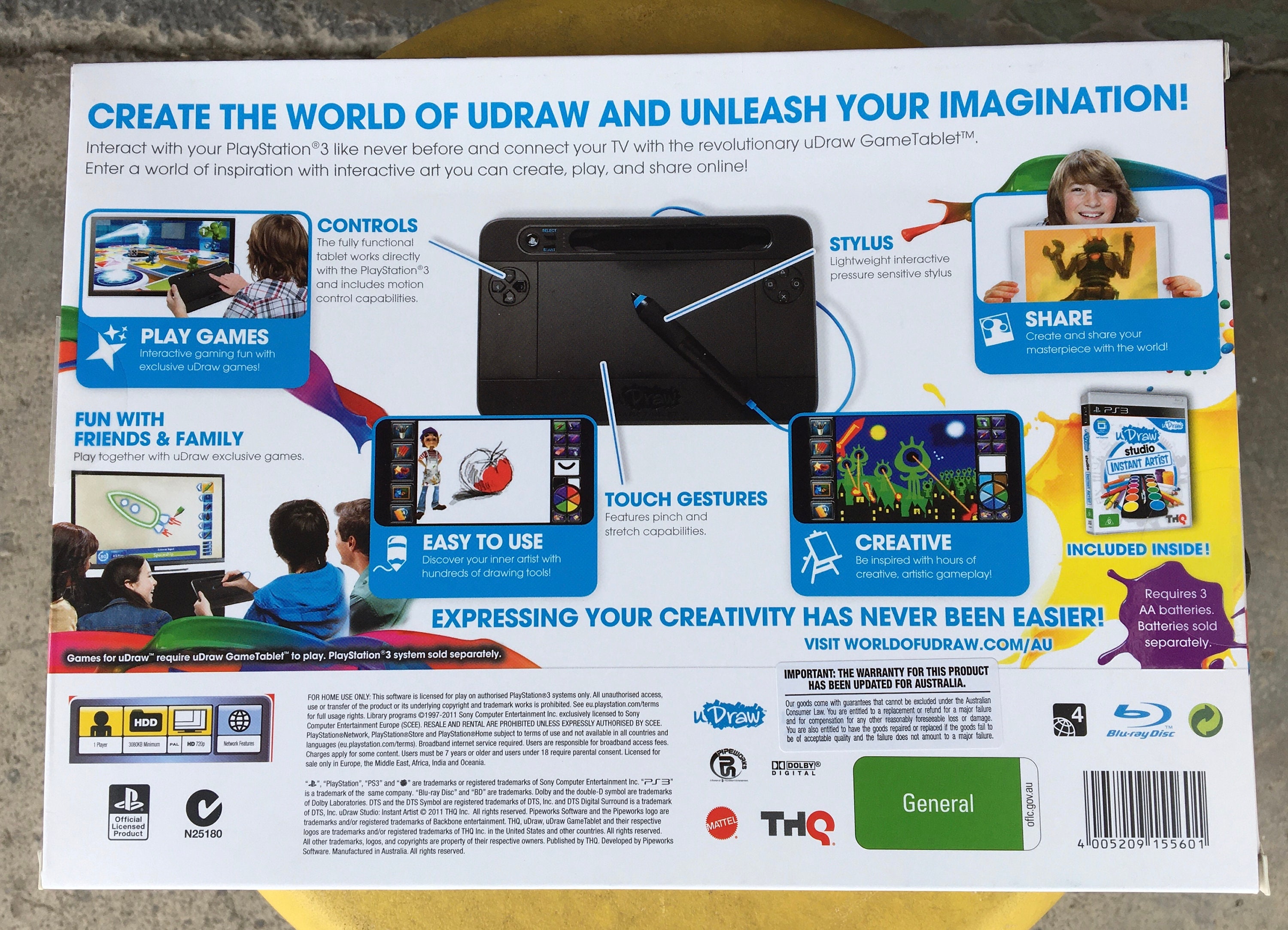 Udraw Studio: Instant Artist PS3 Includes Game and Tablet - Etsy