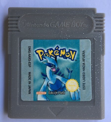 Silver Pokemon Cartridge for Game Boy Color - Etsy