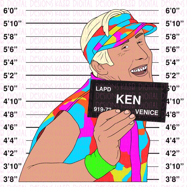 Ken Mugshot Png - Etsy