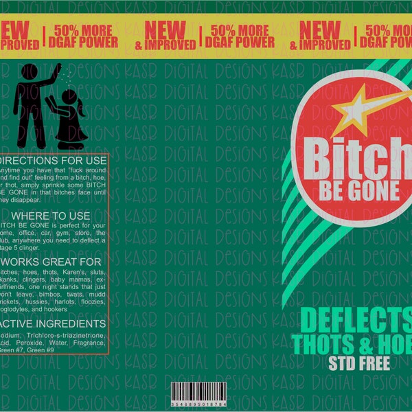 Bitch Be Gone Png - Etsy