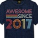DIGITAL DOWNLOAD Awesome Since 2014 2017 2012 Design PNG for Cricut ...
