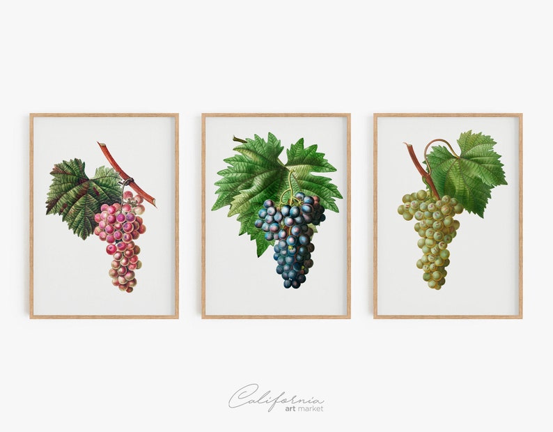Kitchen Wall Art Set of 3 Kitchen Decor Wall Art Dining Room - Etsy