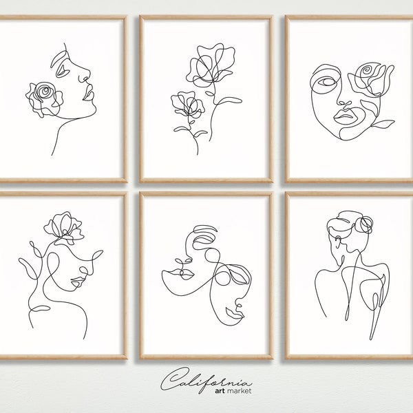 Single Line Art - Etsy UK