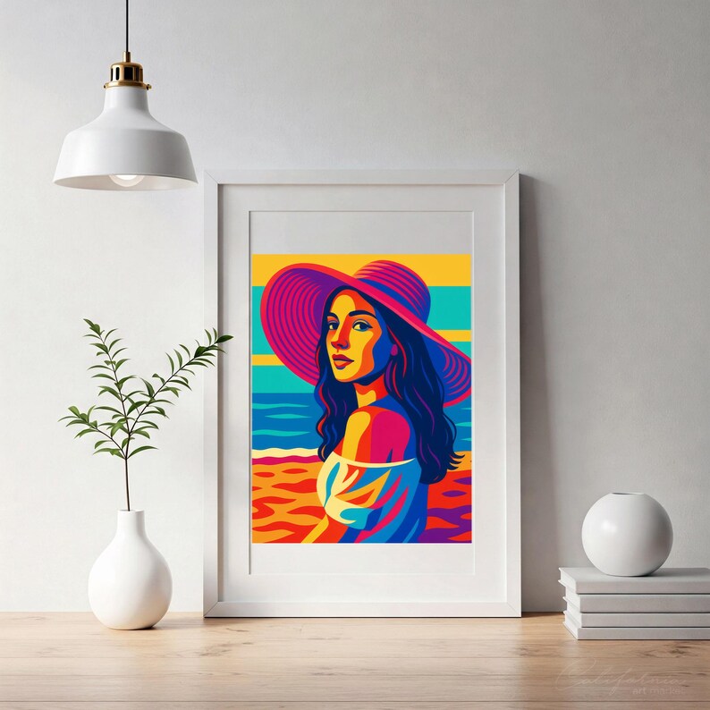 Custom Pop Art Portrait: Personalized Colorful Artwork (digital Gift ...