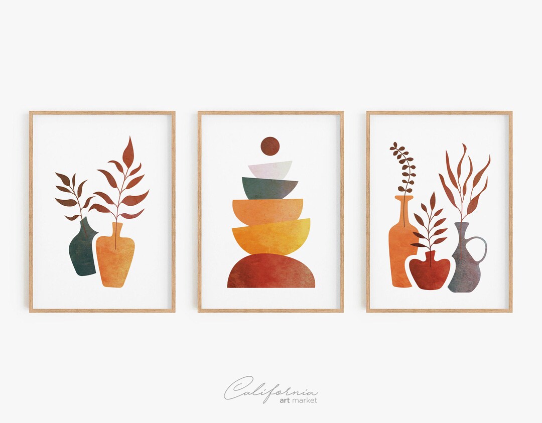 Kitchen Wall Art Set of 3, Dining Room Wall Decor, Kitchen Decor ...