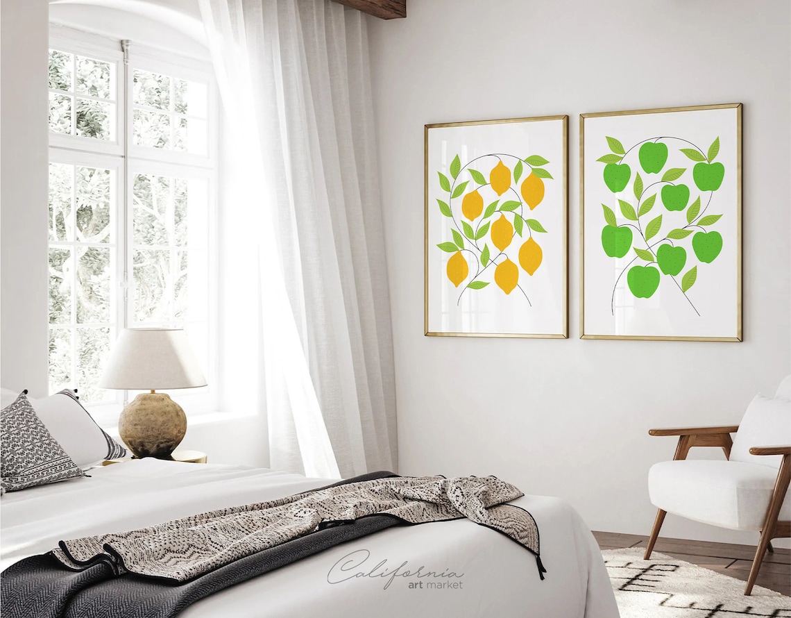 Kitchen Wall Art Set of 3 Kitchen Prints Dining Room Wall - Etsy