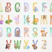Watercolor Alphabet Classroom Decor, Animal Educational Poster, ABC ...