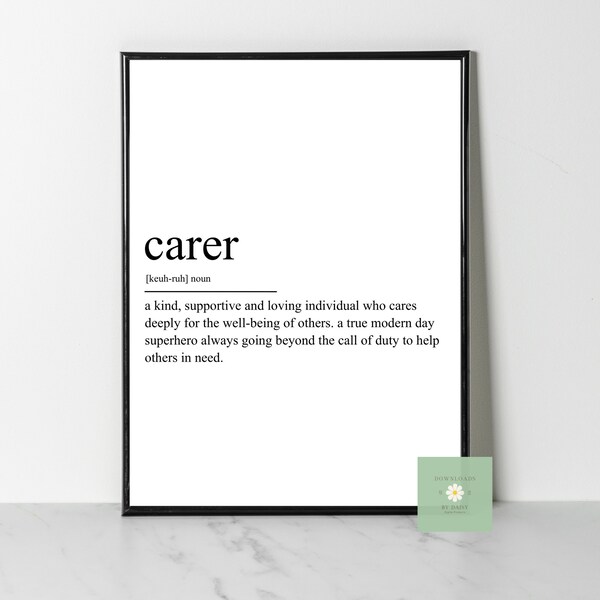 Definition Print - Etsy