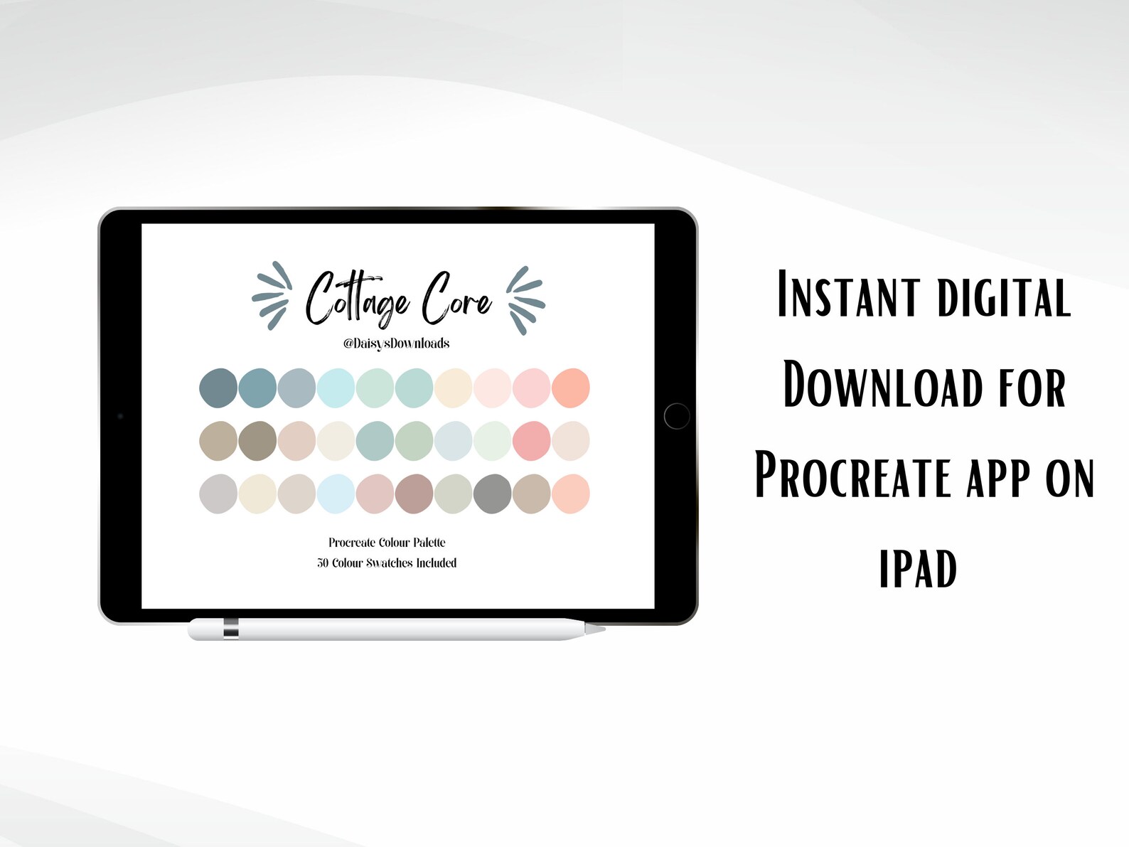 Cottage Core Procreate Colour Palette / Procreate Color Palette/ iPad ...
