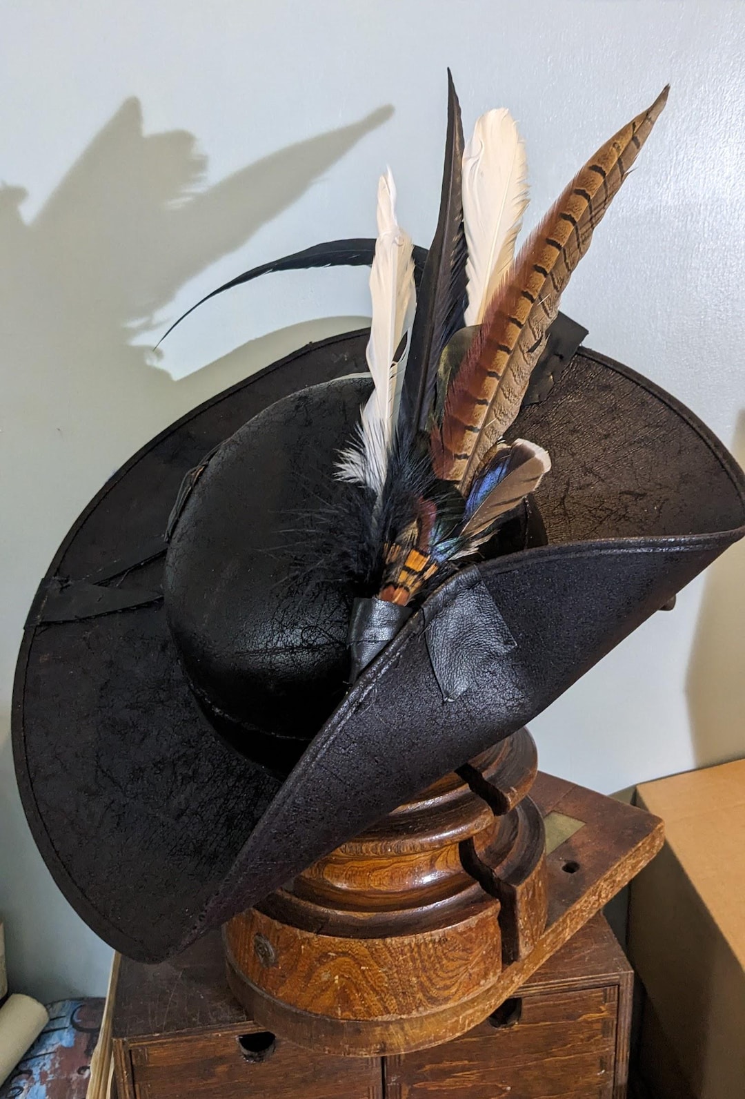 Aramis Musketeer Hat - Amber Flash Feather Set. A Holcombe Classic and ...