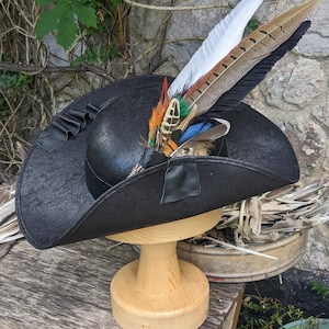 Aramis Musketeer Hat - Amber Flash Feather Set. A Holcombe Classic and ...