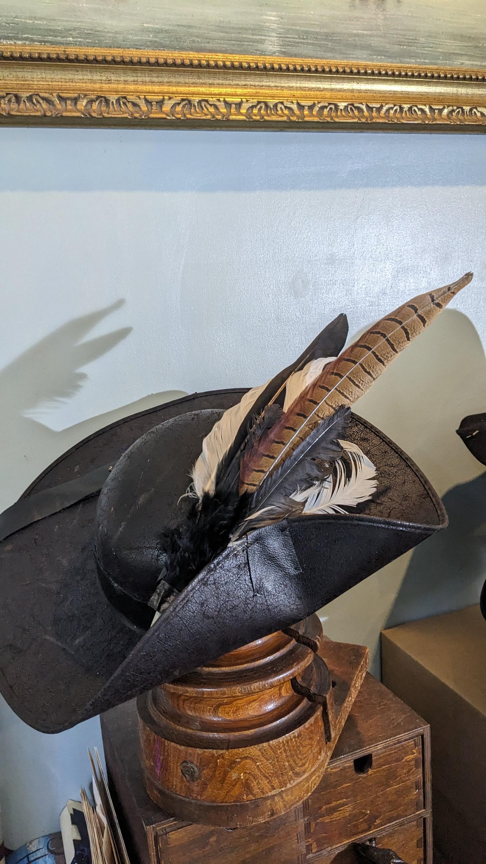 Aramis Musketeer Hat - Amber Flash Feather Set. A Holcombe Classic and ...