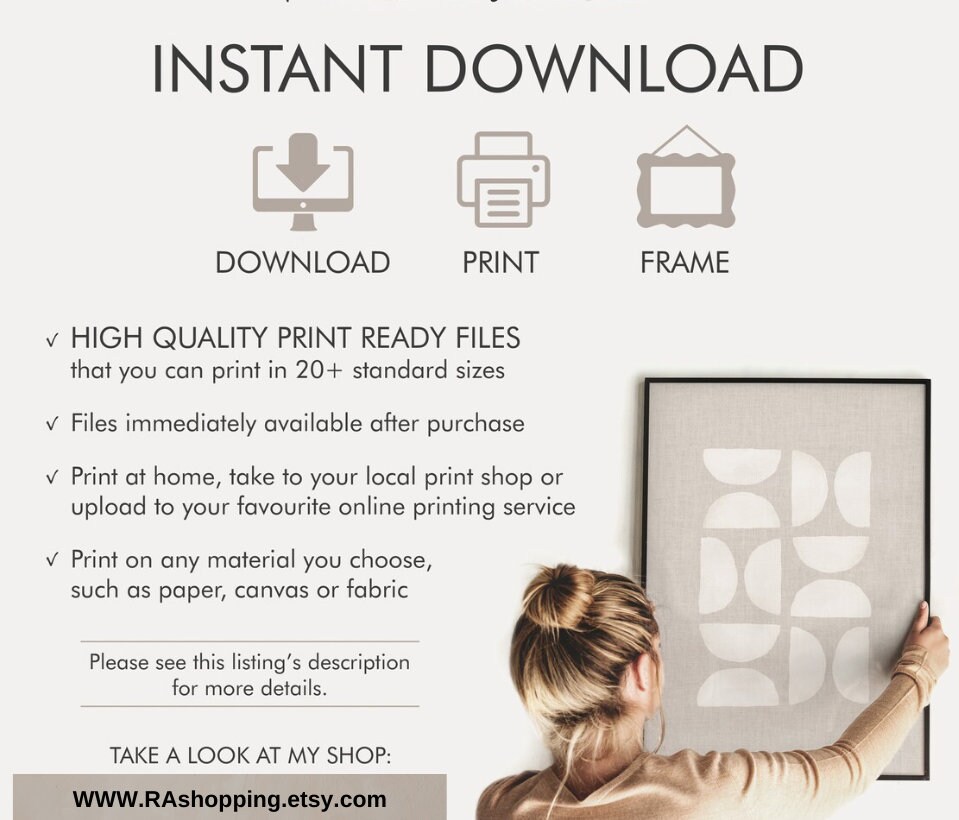 Wall Art Large Poster for Gallery Print Art INSTANT - Etsy