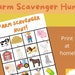 Farm Scavenger Hunt Field Trip Activity Kids Scavenger Hunt - Etsy
