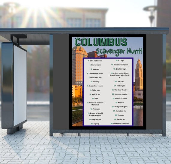 Columbus Scavenger Hunt Printable Scavenger Hunt Outdoor - Etsy