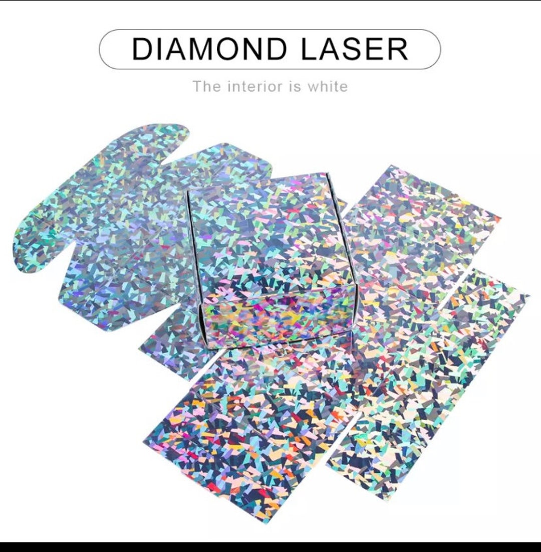Diamond Laser Cardboard Box Gift Box 20x10x5cm - Etsy UK