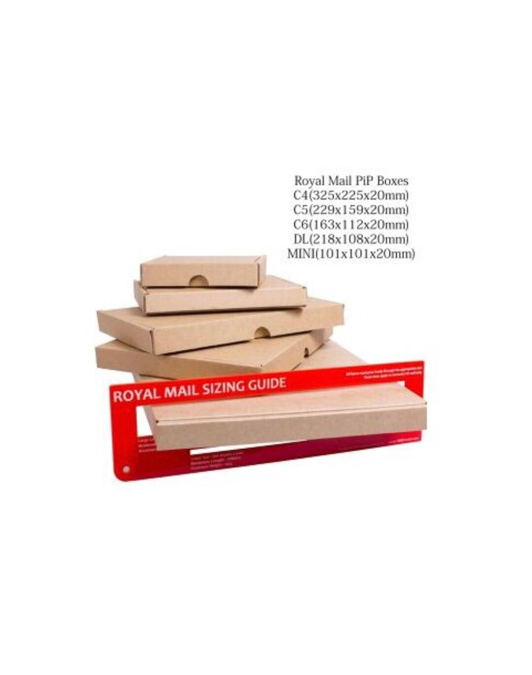 Royal Mail PIP Boxes, Mini, DL, C4, C5, C6 - Etsy UK