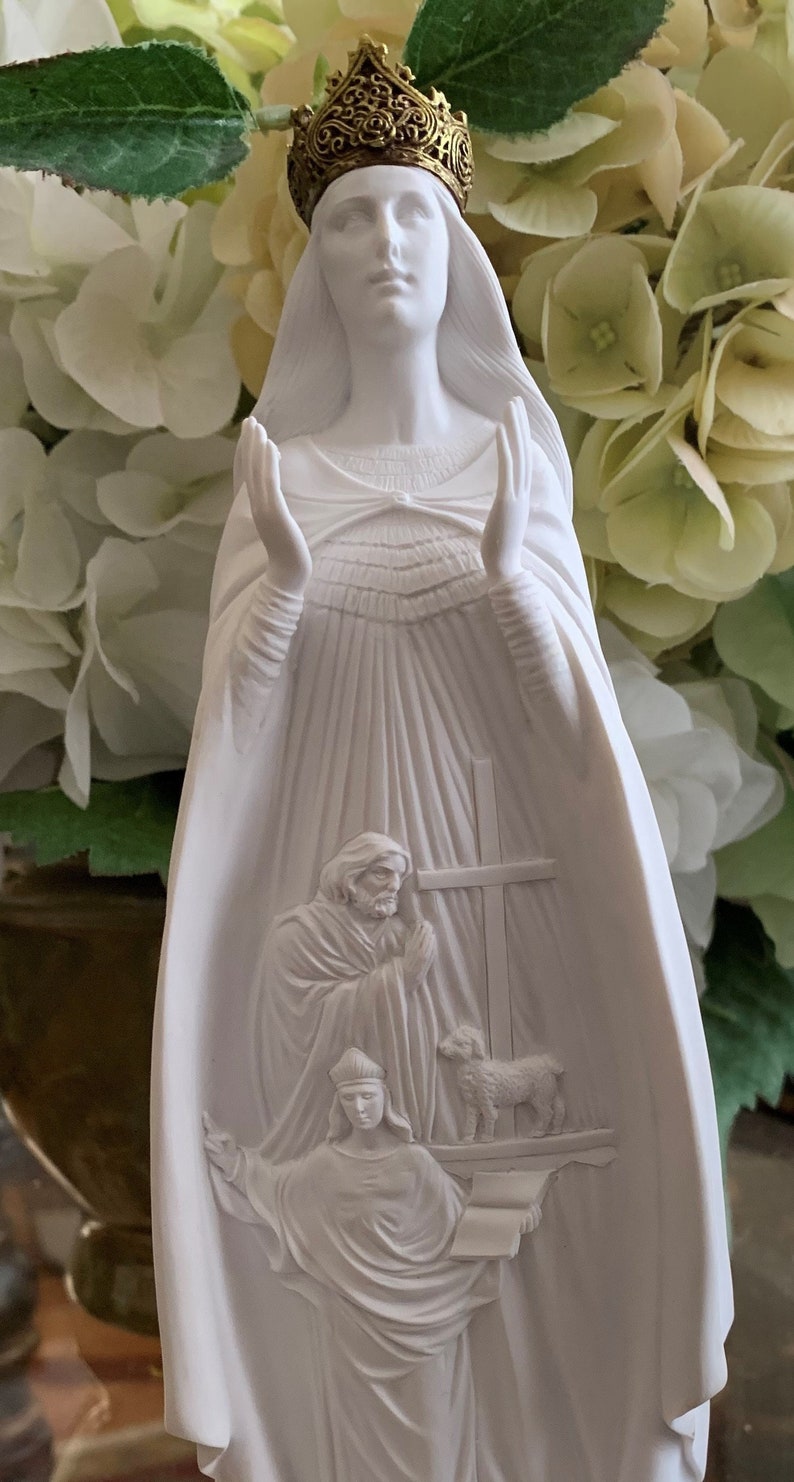 Our Lady of Knock Sculptured Figurine - Etsy