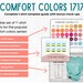 COMFORT COLORS T-shirt Color and Size Charts Comfort Colors - Etsy