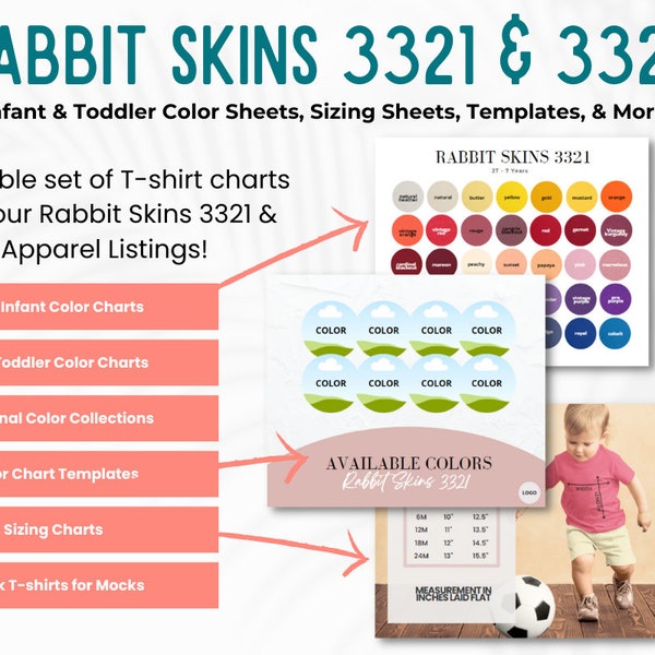 Rabbit Skins 3322 Color Chart - Etsy