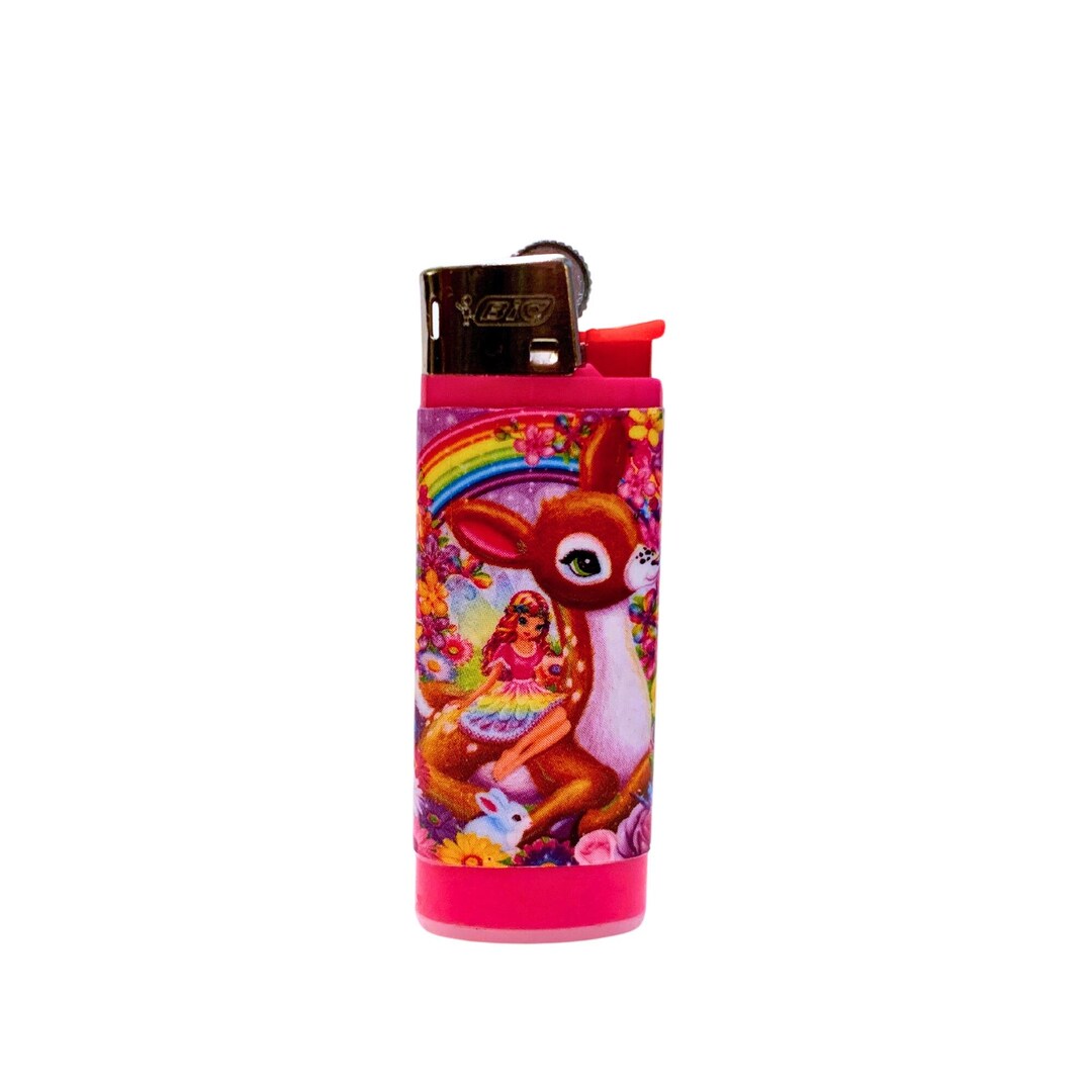 Lisa Frank Fawn and Fairy Lighter - Etsy