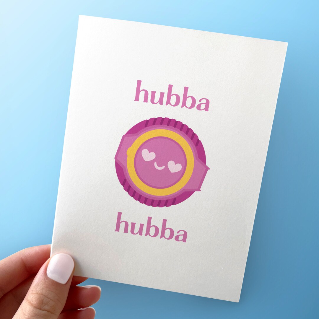 Hubba Hubba Card Funny in Love Card A2 Greeting Card - Etsy