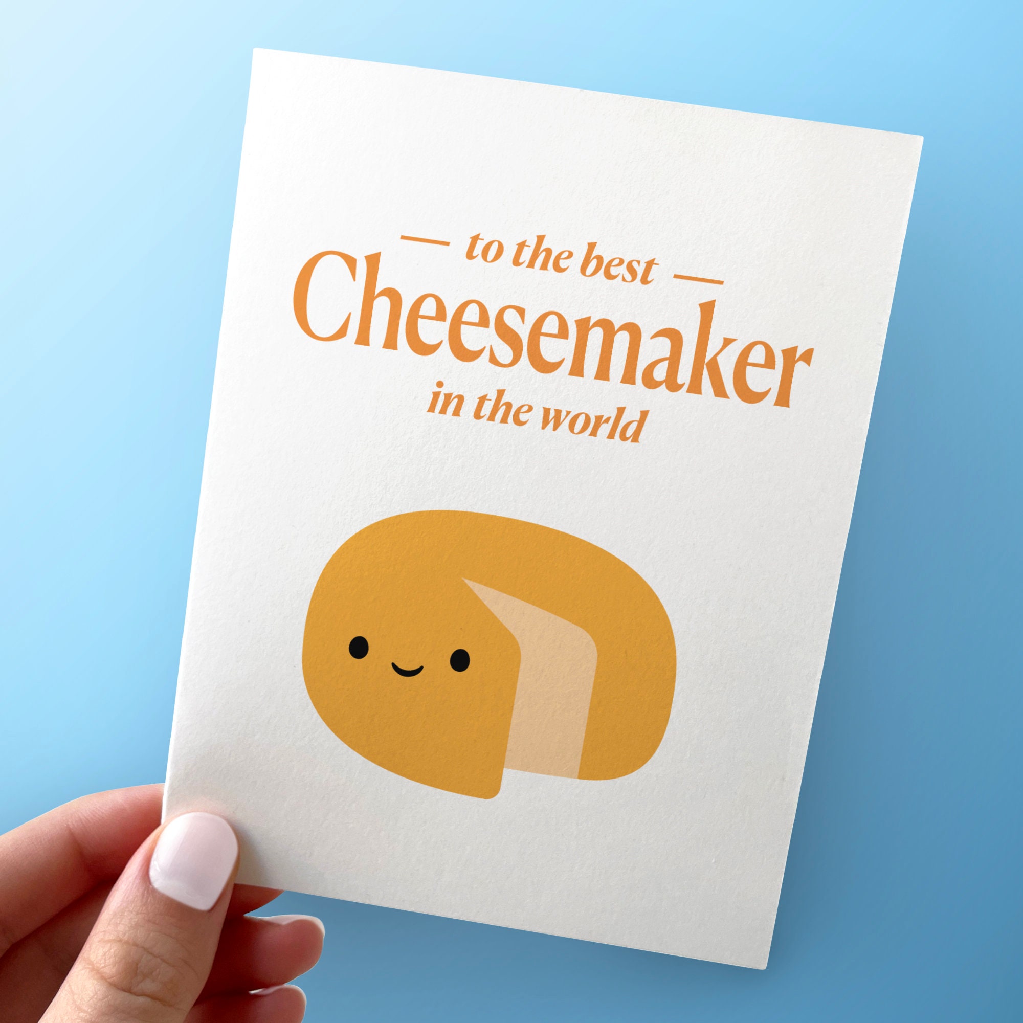 Card for Cheesemaker Cheese Wheel Birthday Card A2 Greeting Card - Etsy