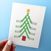 Curling Christmas Tree Card Rocking Around the Christmas Tree A2 ...