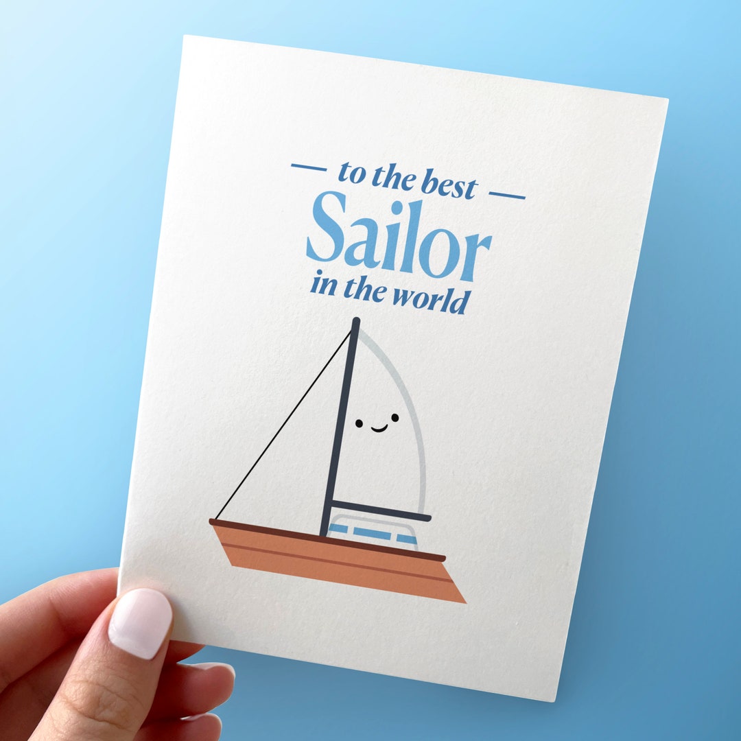 Card for Sailor Sailboat Sailing Birthday Card A2 Greeting Card - Etsy