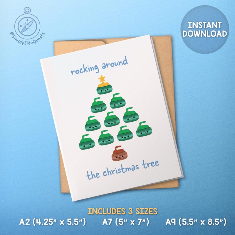 Christmas Card Curling - Etsy UK