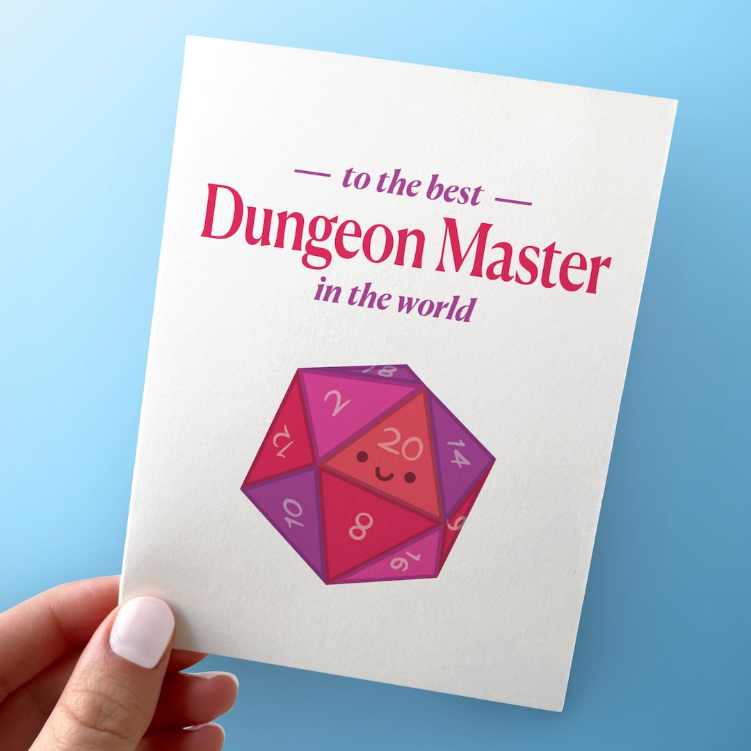 Card for Dungeon Master DND DM Birthday Card A2 Greeting Card - Etsy