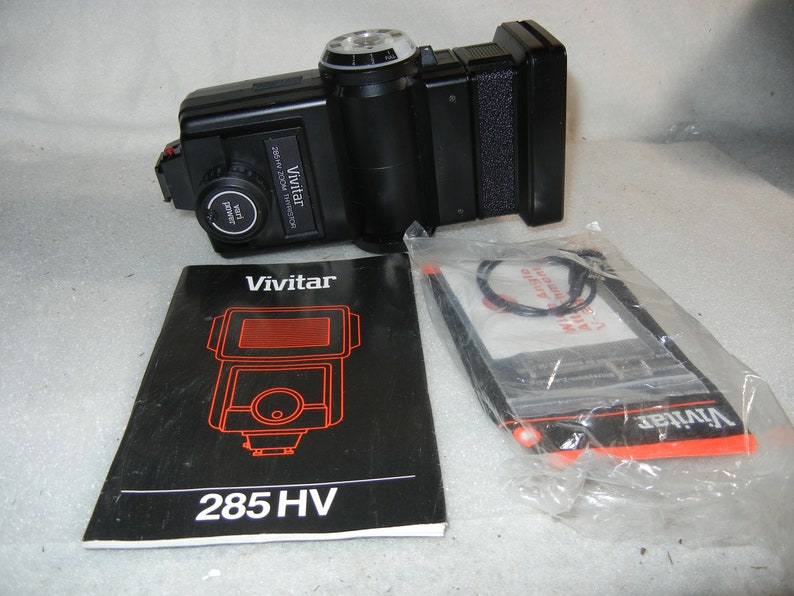 Vivitar 285HV Zoom Thyristor Flash Made in Japan Vintage W/ - Etsy