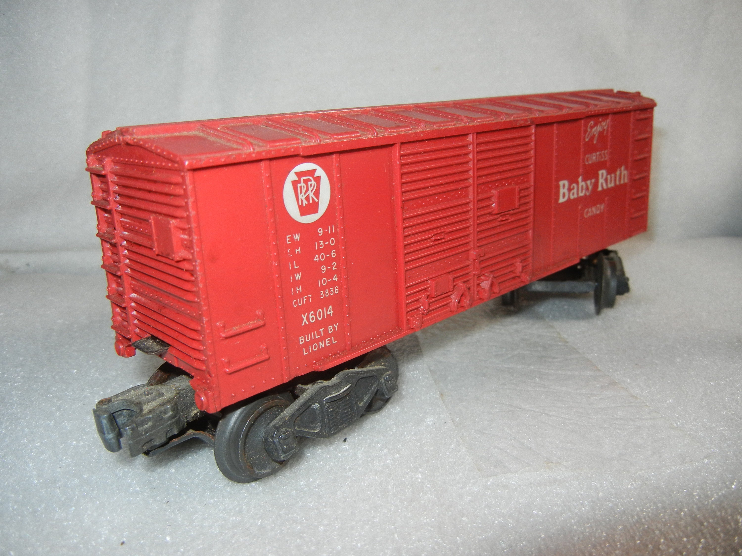Lionel X6014 Postwar Curtiss Baby Ruth Candy Red Boxcar O/O27 Gauge - Etsy