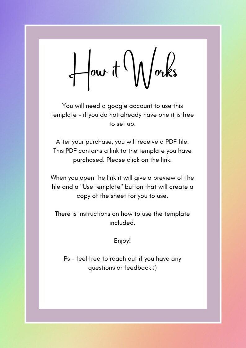 Printable Savings Tracker Rainbow Save Personal Finance Money Cash ...