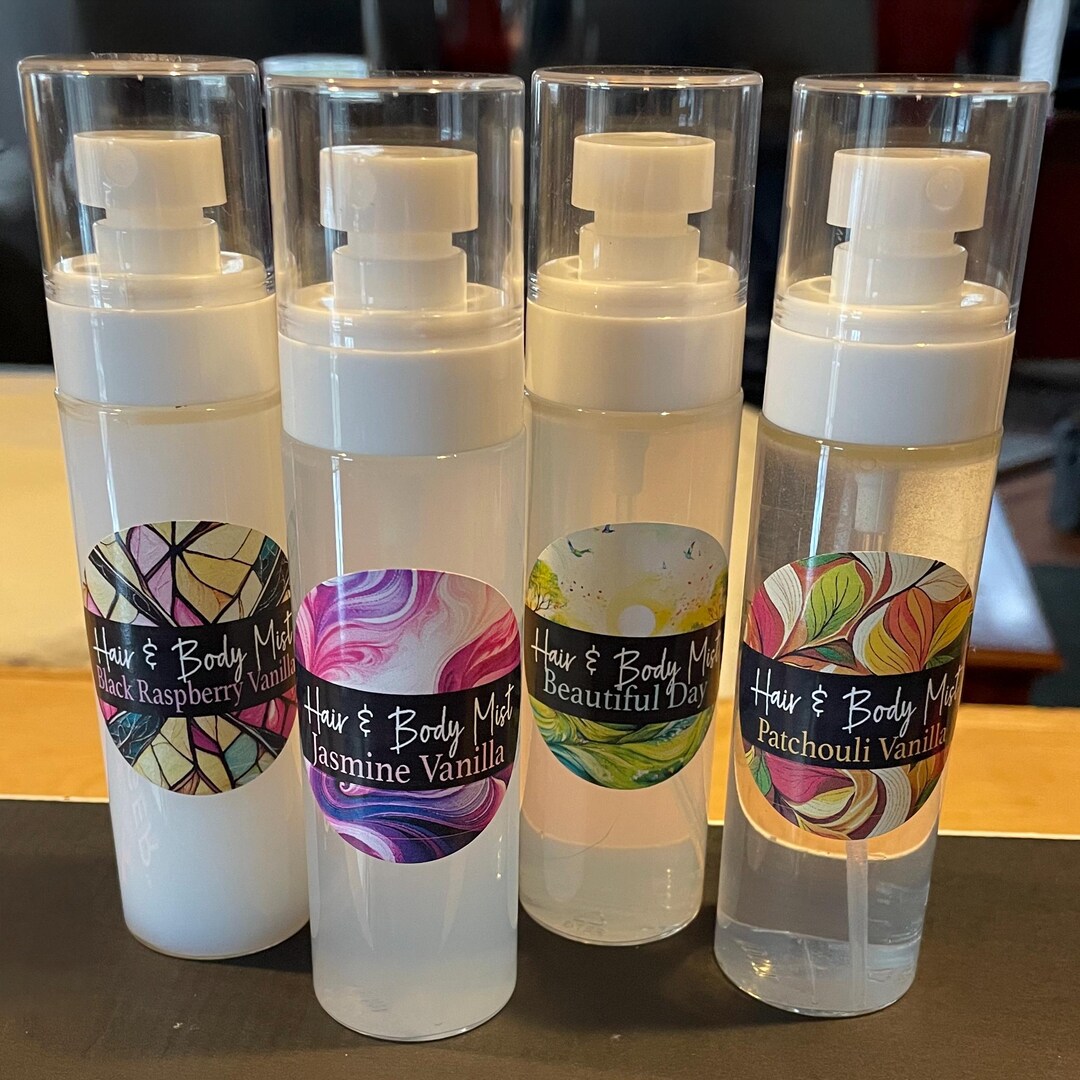 Scented Hair & Body Mist: Alcohol-free, 3.4 Oz - Etsy