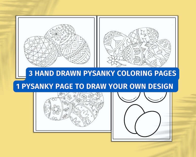 Ukraine Easter Egg Activity for Kids, for Adults, for Families, Pysanky ...