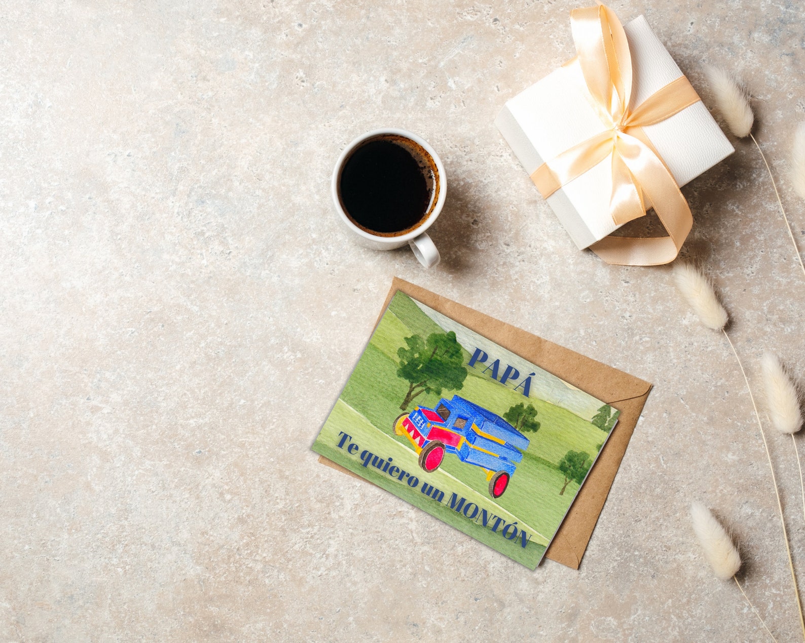 Spanish Fathers Day Card, Dia Del Padre, Te Quiero Un Monton Printable ...