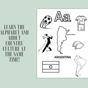 COUNTRY ABC Coloring Pages, World Coloring Book, Alphabet Coloring ...