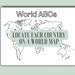 COUNTRY ABC Coloring Pages, World Coloring Book, Alphabet Coloring ...