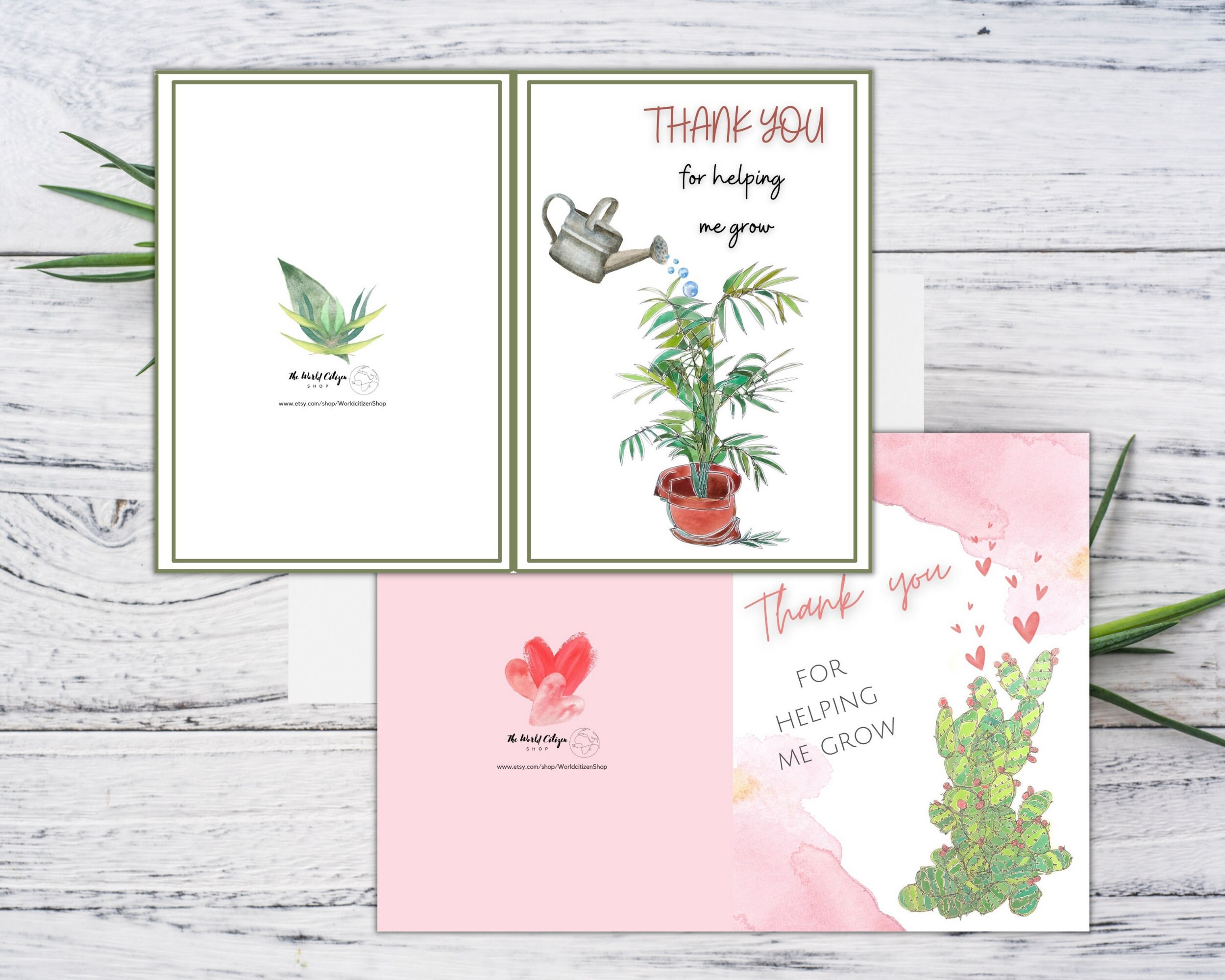 Teacher Appreciation Week Card, Watercolor Thank You Note, Printable ...