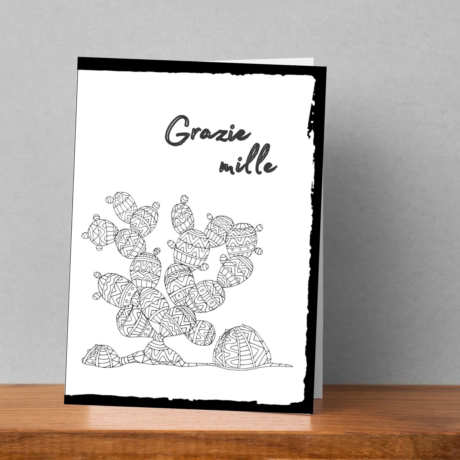 Coloring Thank You Cards, Carte Merci, Color Your Own Greetings ...