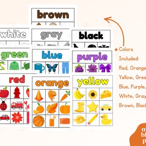 Color Sorting Activity Printable / Color Sorting Matching Activity ...